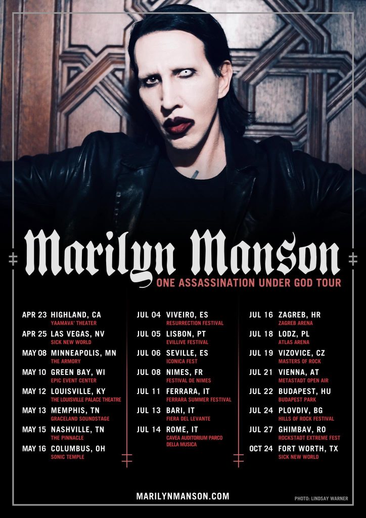 MARILYN MANSON, nouveau vidéoclip « Exit Wound » à découvrir, nouvel ...